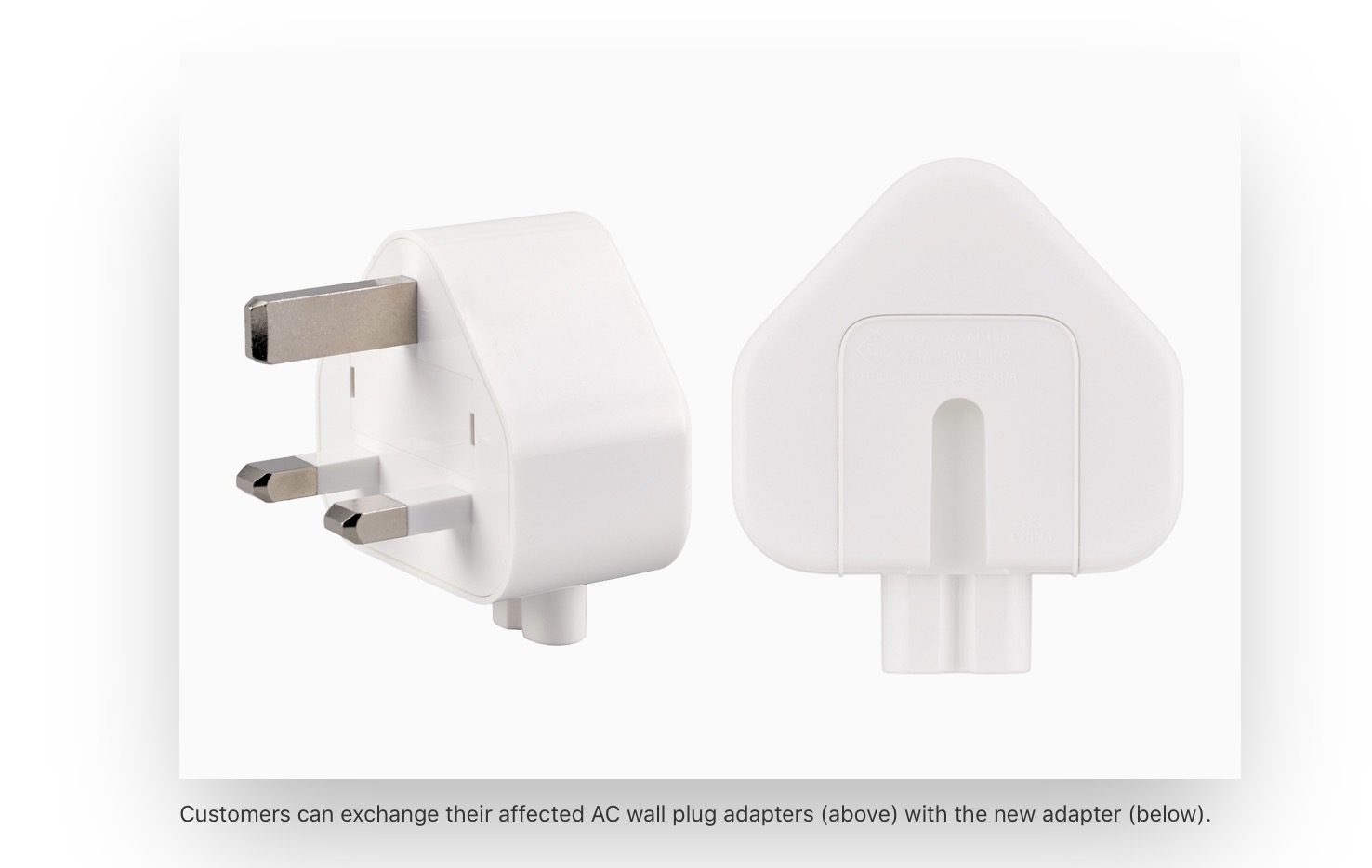 Apple power adapters could cause death [RECALL ALERT]