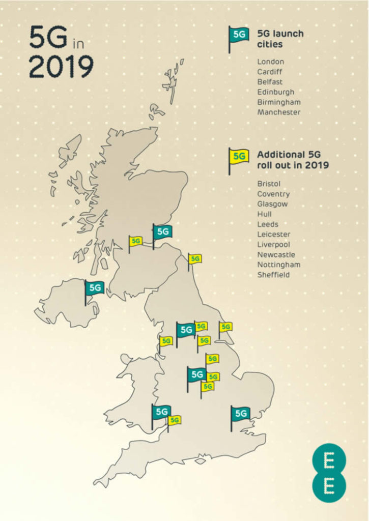 UK 5G roll out to happen soon, Vodafone, EE Among The First Carriers