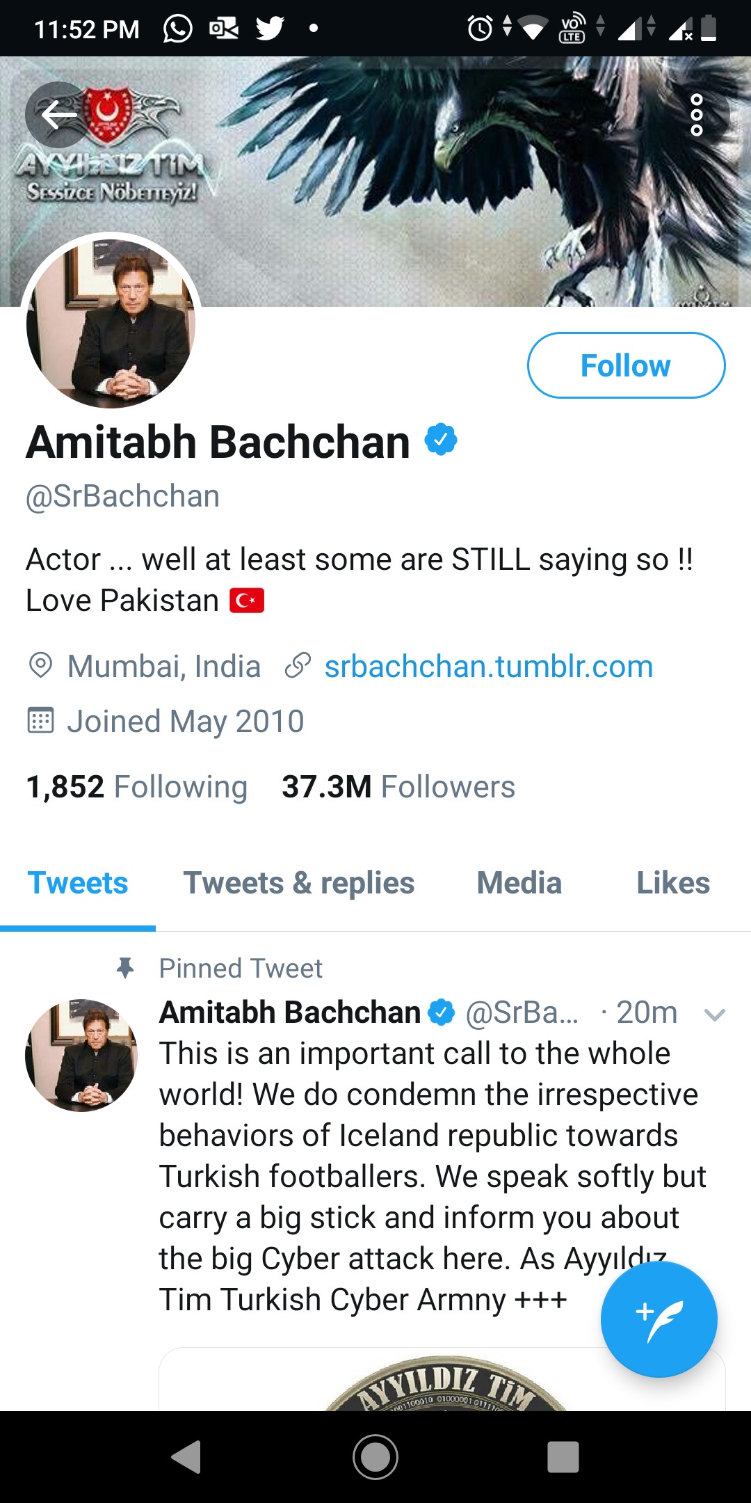 Amitabh Bachchan's Twitter Handle Hacked; Who Is Responsible?