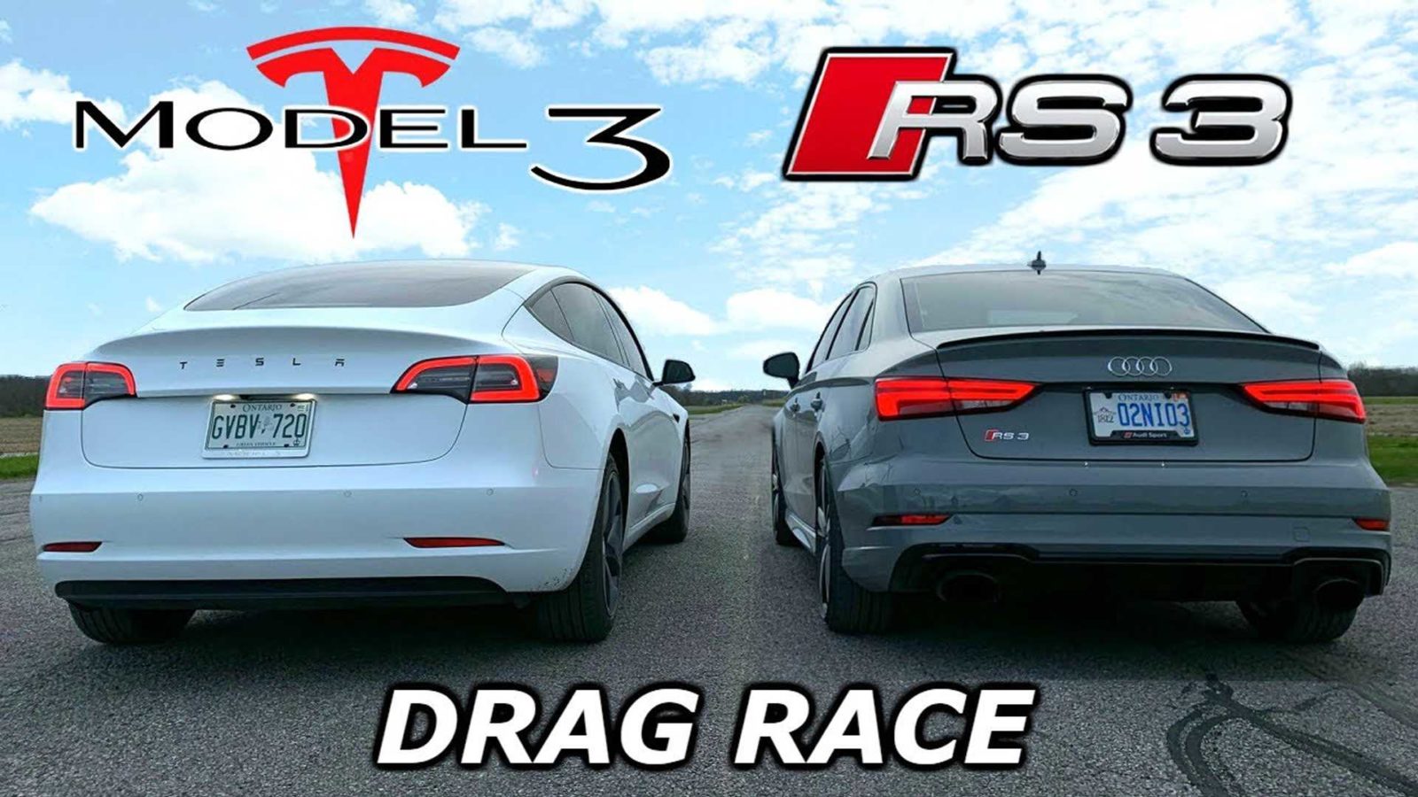 Is Tesla Model 3 faster than BMW and Audi? New video shows Model 3 drag ...
