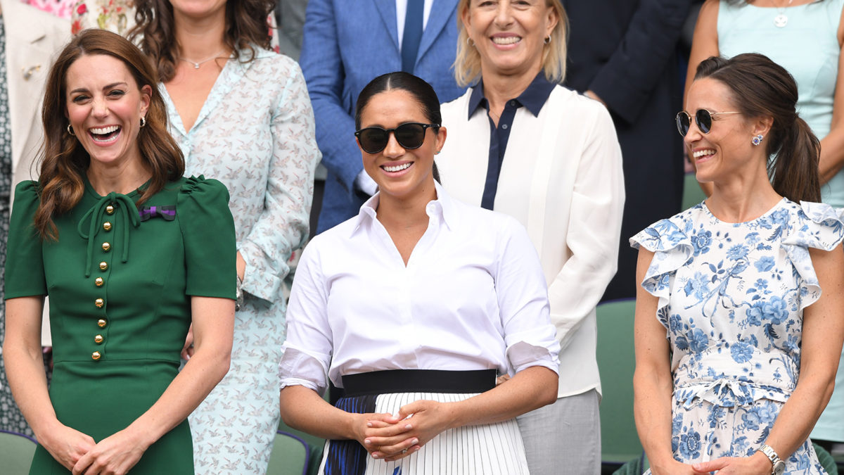 Pippa Middleton saves her wardrobe malfunction like a Queen at Wimbledon
