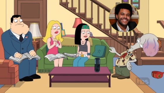The Weeknd excites his guest appearance on TBS series-American Dad