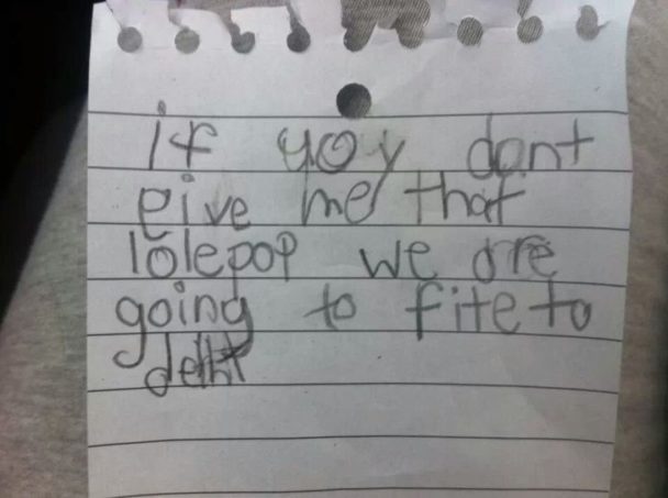Hilarious notes from kids that are better than the story of a Hollywood ...