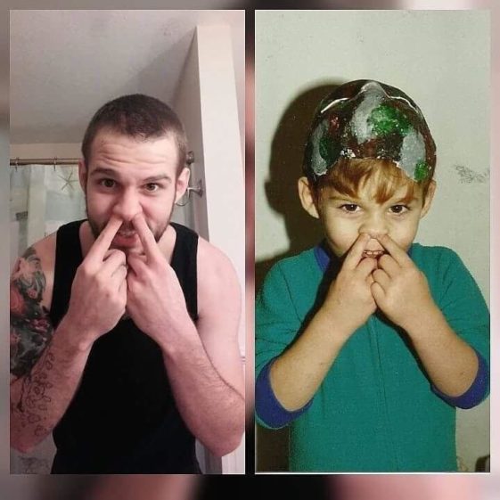 20+ People Who Recreated Their Awesome Childhood Pictures