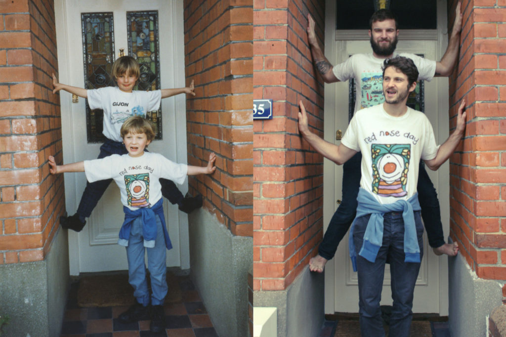 20+ People Who Recreated Their Awesome Childhood Pictures