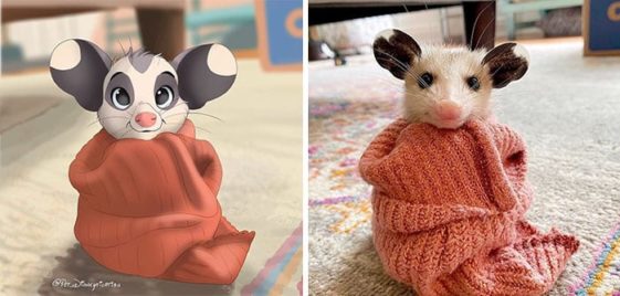 People Send Photos Of Their Pets And This Artist Disneyfies Them