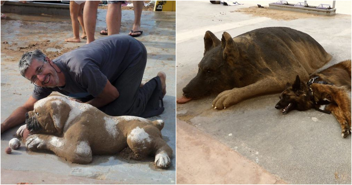 Sand Artist Creates Unbelievably Realistic Structures (38 Pics)