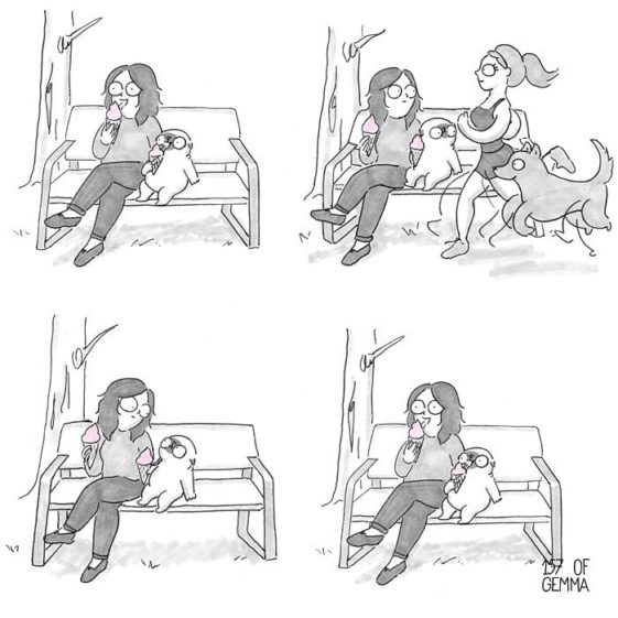 Artist Hilariously Sums Up Life With A Dog In 35 Adorable Comics