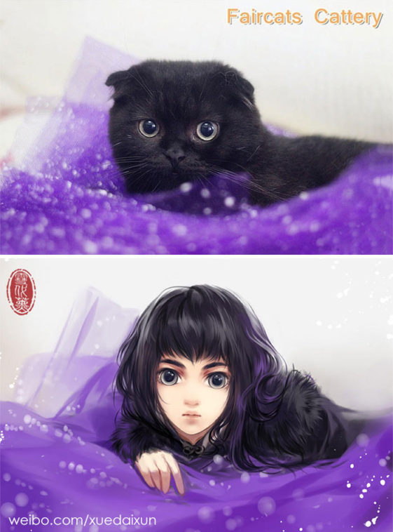 Artist Creates Human Version Of Dogs And Cats And It Is So Accurate (22 ...