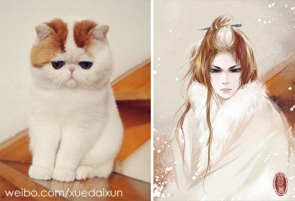 Artist Creates Human Version Of Dogs And Cats And It Is So Accurate (22 ...