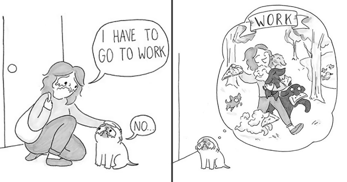 Artist Hilariously Sums Up Life With A Dog In 35 Adorable Comics