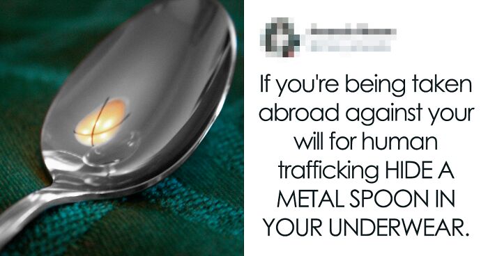 ‘The Spoon Trick’: Person Shares A Tip That Can Help Victims Escape ...