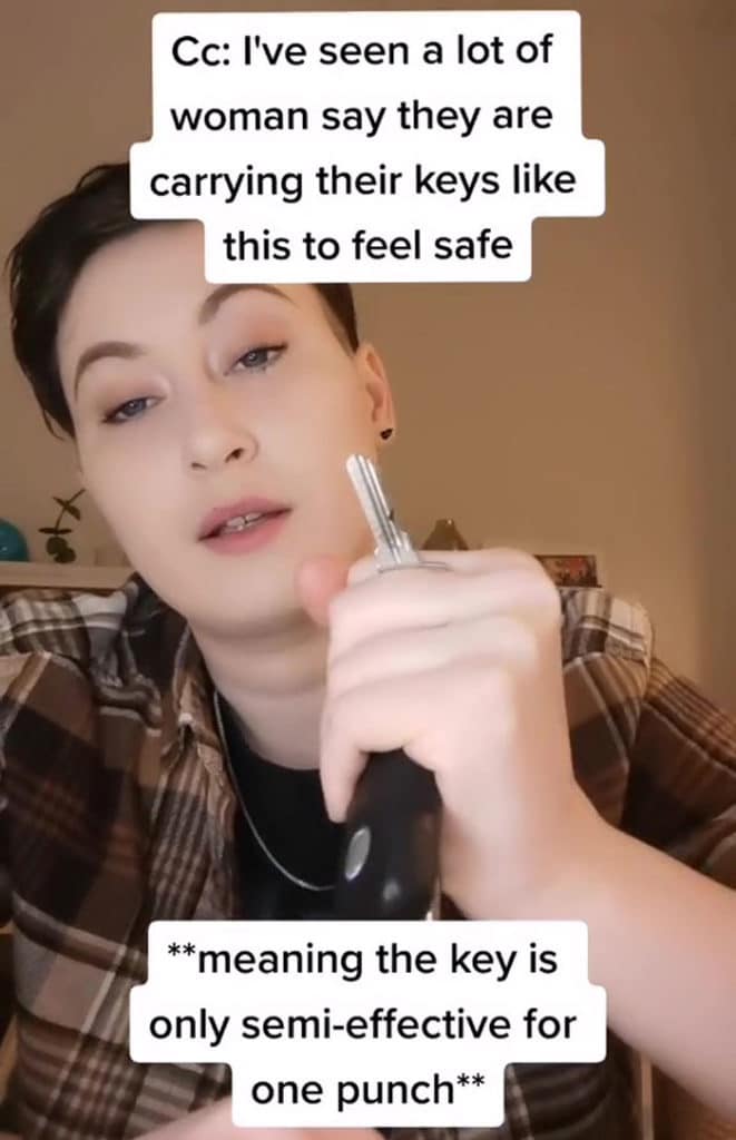 Woman Says Many People Hold Keys For Self-Defense in the Wrong Way and ...