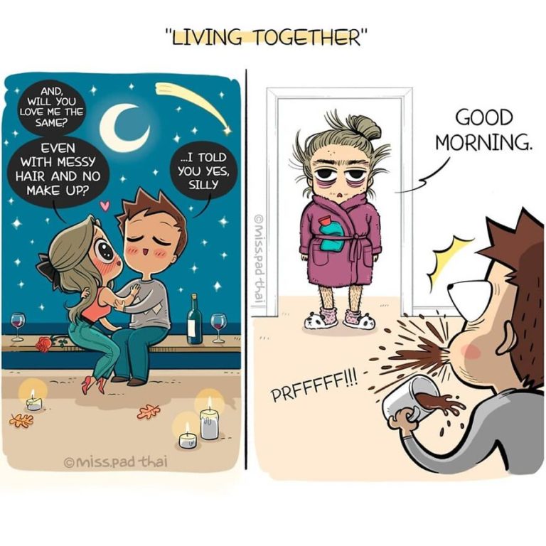 This Artist Captures Her Life With Her Boyfriend In Funny And Sometimes ...