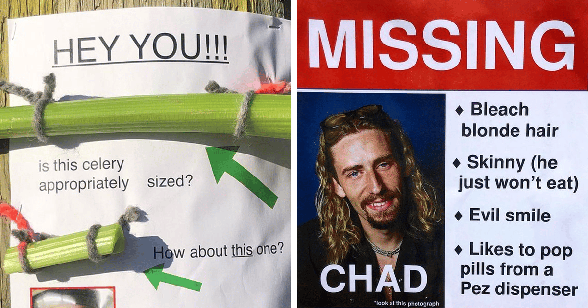 These Guys Won’t Stop Trolling Their Neighborhood With Fake Posters ...