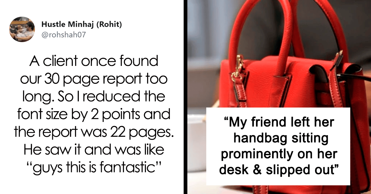 30 People Share What Random Scams They Pulled Off At Work Without Being ...