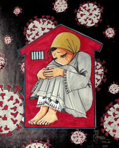 This First Female Afghan Artist's Work Will Break Your Heart