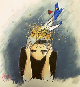 This First Female Afghan Artist's Work Will Break Your Heart