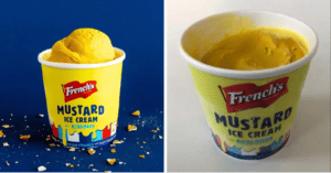 French's Actually Made A Mustard-Flavored Ice Cream, For Real