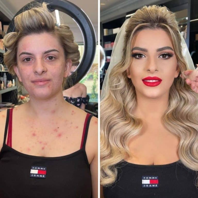 Makeup Artist Shares Stunning Before-And-After Photos Of Brides On ...
