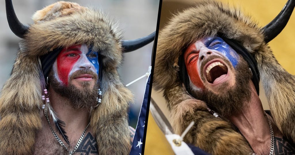 ‘The Public Face of Capitol Riot’ QAnon Shaman Sentenced to Prison