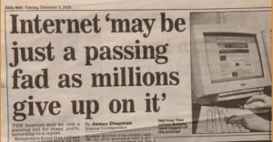 Headline From 2000 Has People Sharing Hilarious '90s Internet Predictions