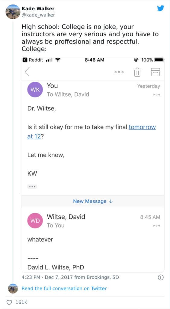 30 Hilarious Times College Students Got the Wildest Emails From Their ...