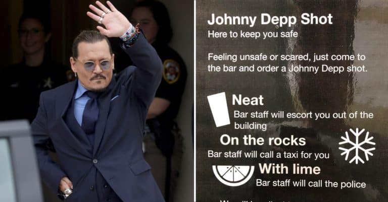 Bar Divides Opinion With Johnny Depp Shot, Created So Men Can ...