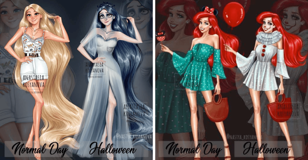11 Disney Princesses In Horror Icon Costumes