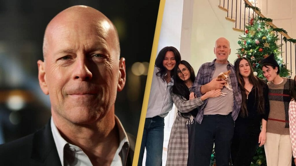 Bruce Willis Appears in Rare Family Picture With Emma Heming, Demi Moore, and All Five Children