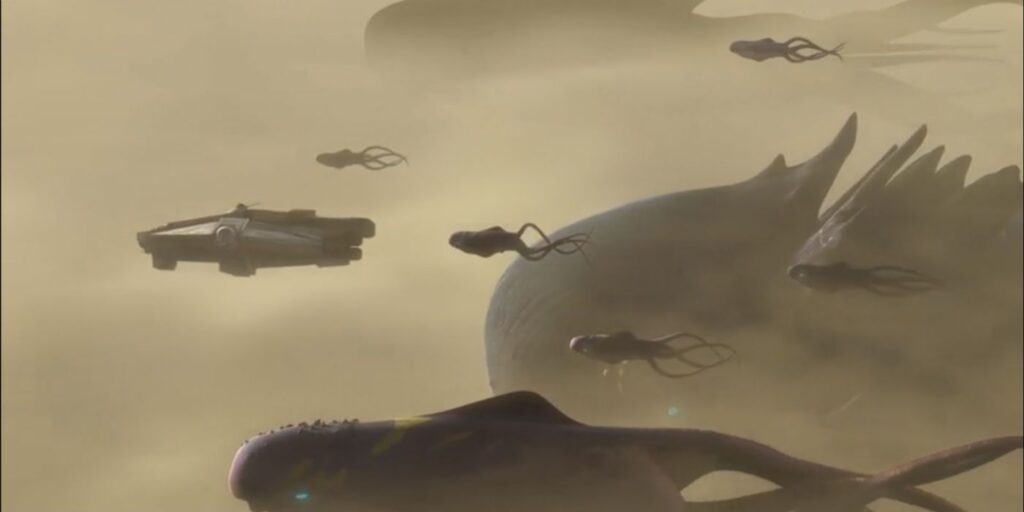 How Star Wars' Purrgil Whales Navigate the Stars and Inspire Legends