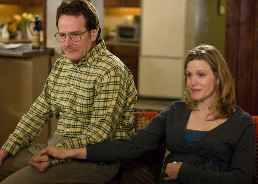 The White family in 'Breaking Bad': Skyler, Walt Jr., and Holly The White family in 'Breaking Bad': Skyler, Walt Jr., and Holly