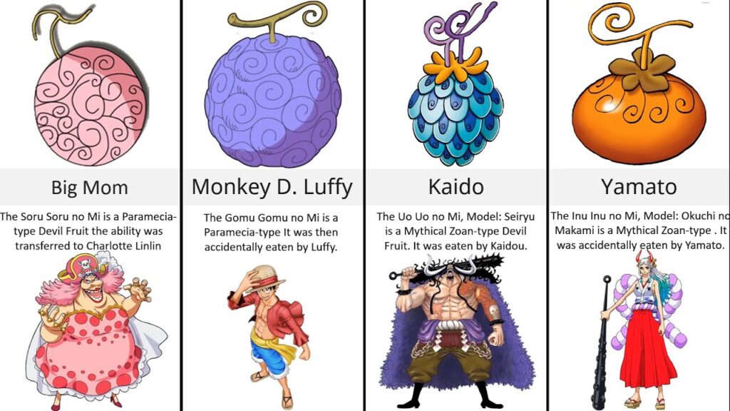 How Many Types of Devil Fruits are there in One Piece?