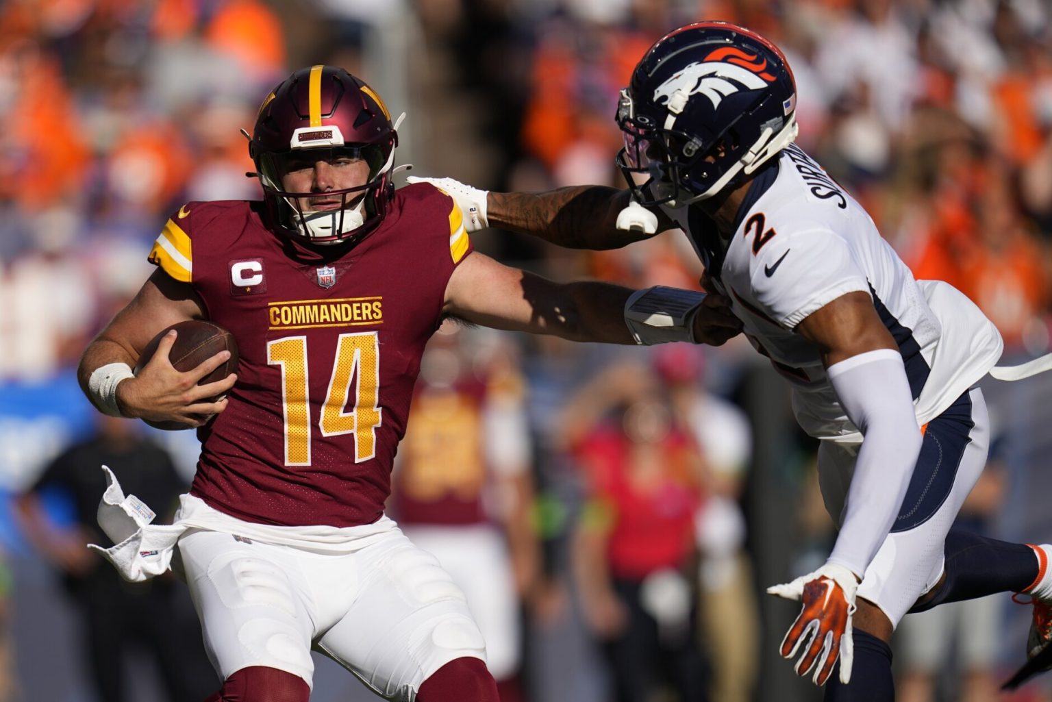 NFL Trade Rumor: Denver Broncos Eye Sam Howell as Russell Wilson's ...