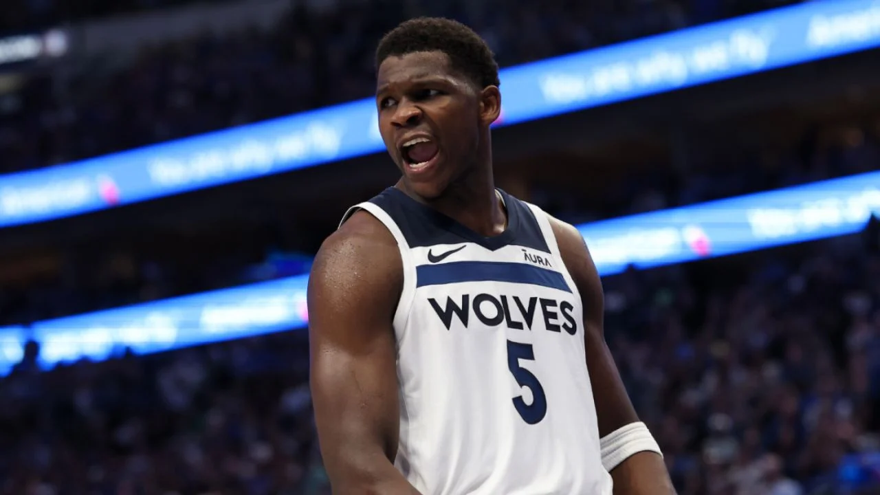 Minnesota Timberwolves Shooting Guard Anthony Edwards' Epic Dunk ...